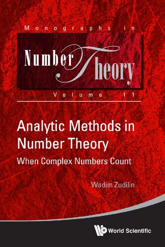 Analytic Methods In Number Theory: When Complex Numbers Count (PDF/EPUB ... Analytic Methods In Number Theory: When Complex Numbers Count (PDF/EPUB ...