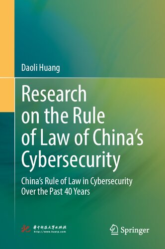 Research On The Rule Of Law Of Chinas Cybersecurity Chinas Rule Of